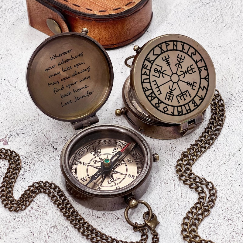Personalized Compass - Etsy