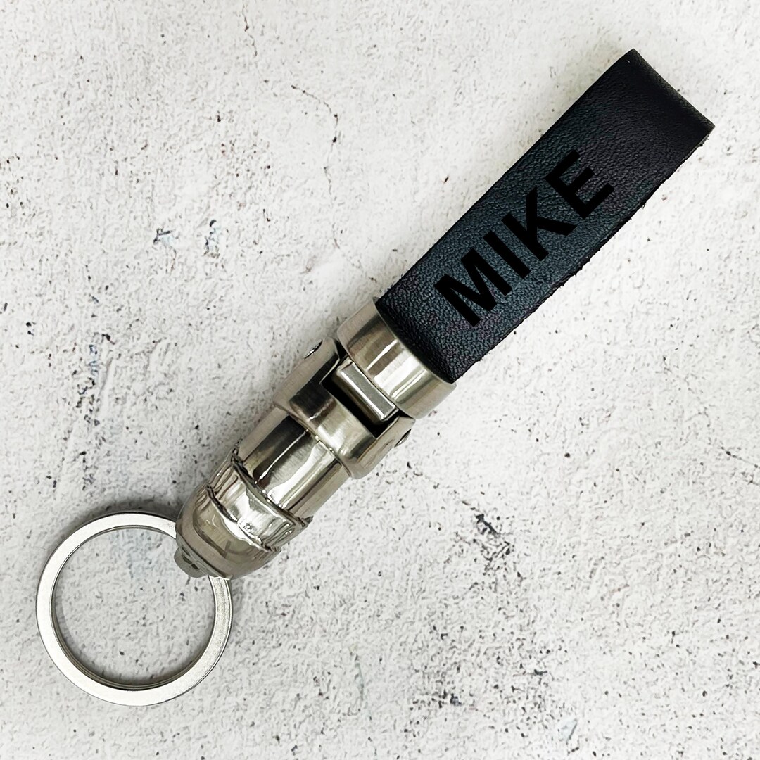 Personalized Leather Keychain Accessories, Leather Personalized ...