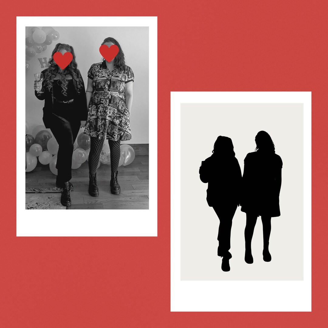 Custom Silhouette Cut Out | Personalised Digital Silhouette | Download ...