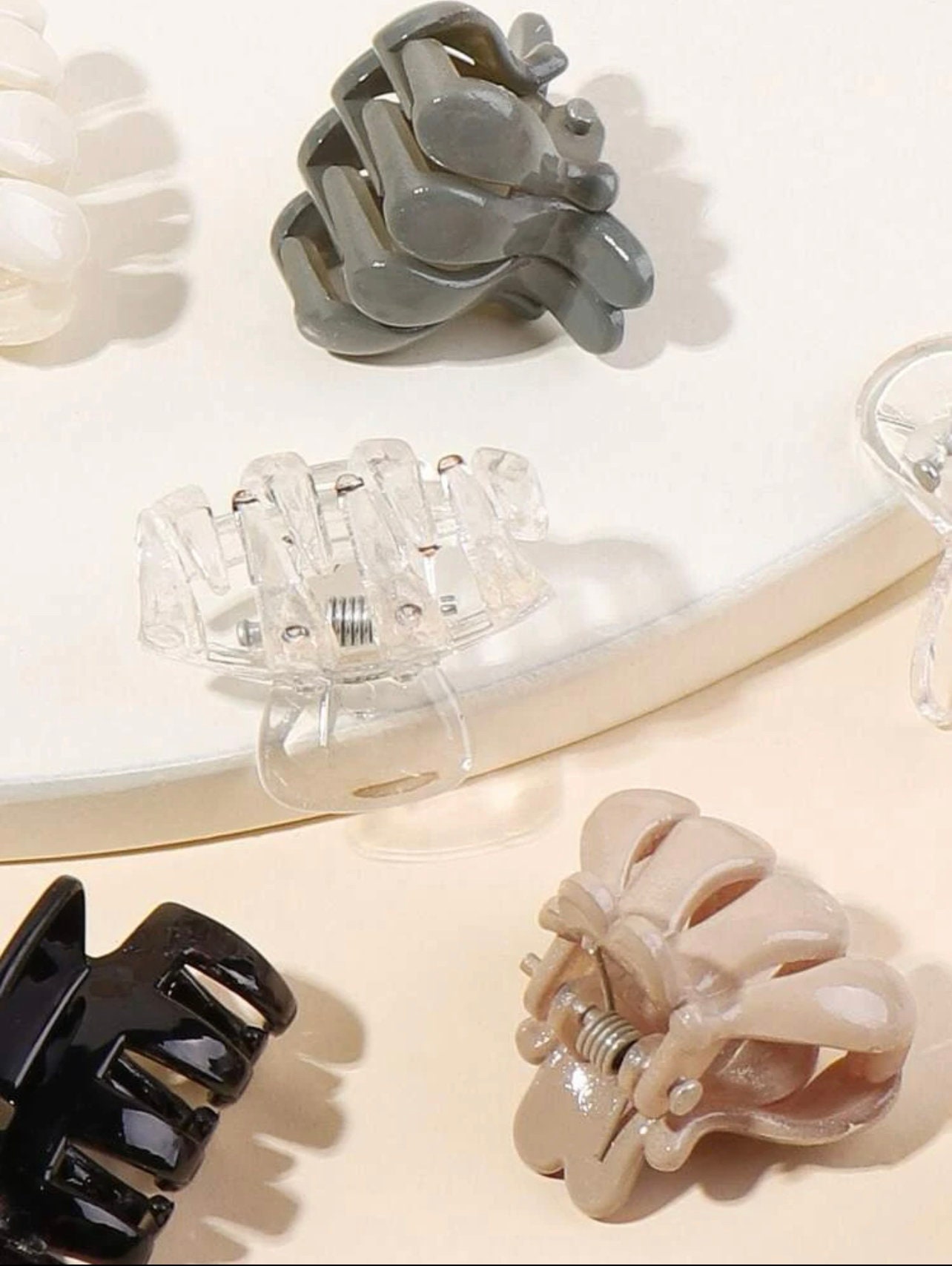 Matt Mini Hair Claw Clips 6pcs Toddler Mini Hair Clip for Hair Clips ...