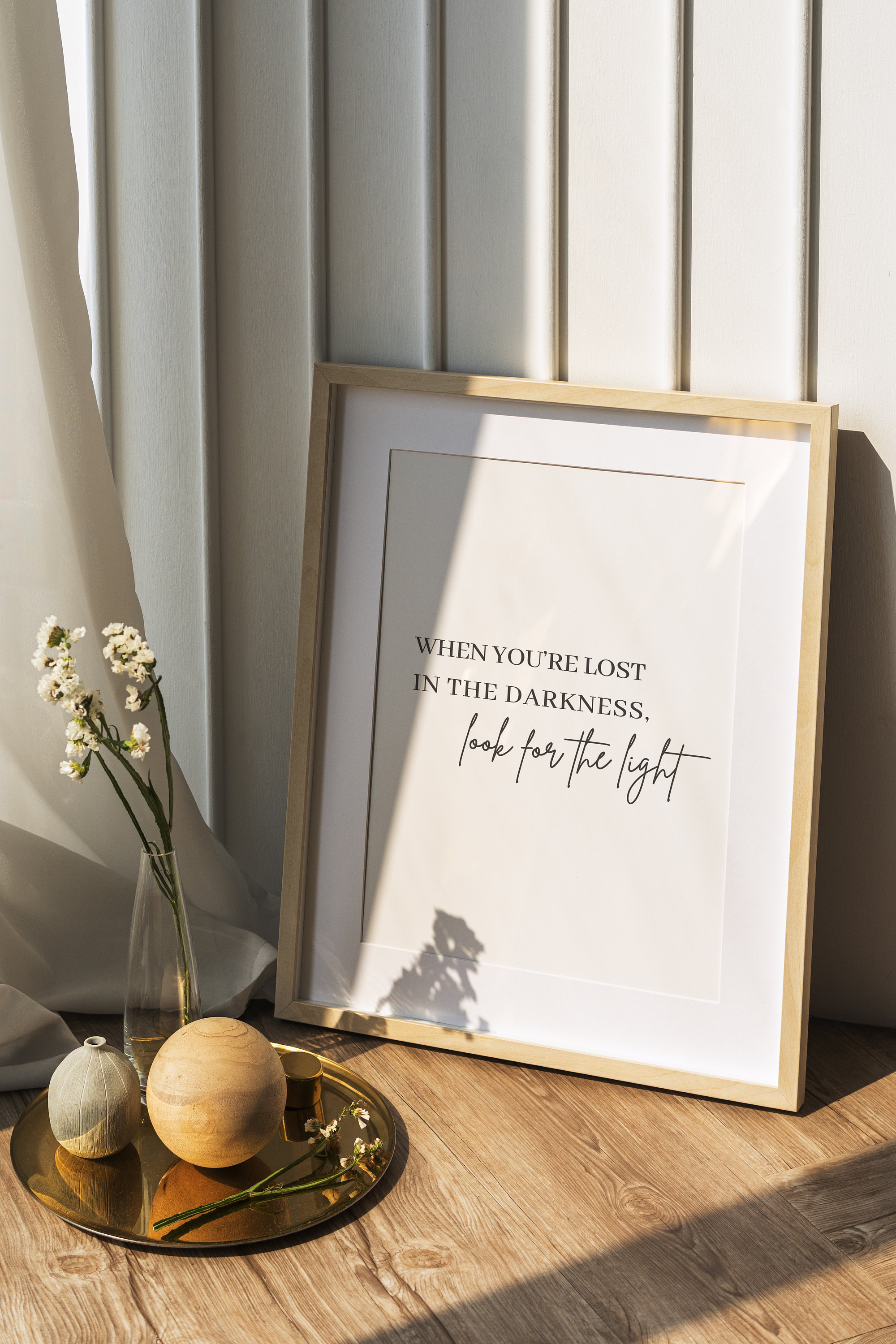 When You're Lost in the Darkness, Look for the Light TLOU Digital Print ...