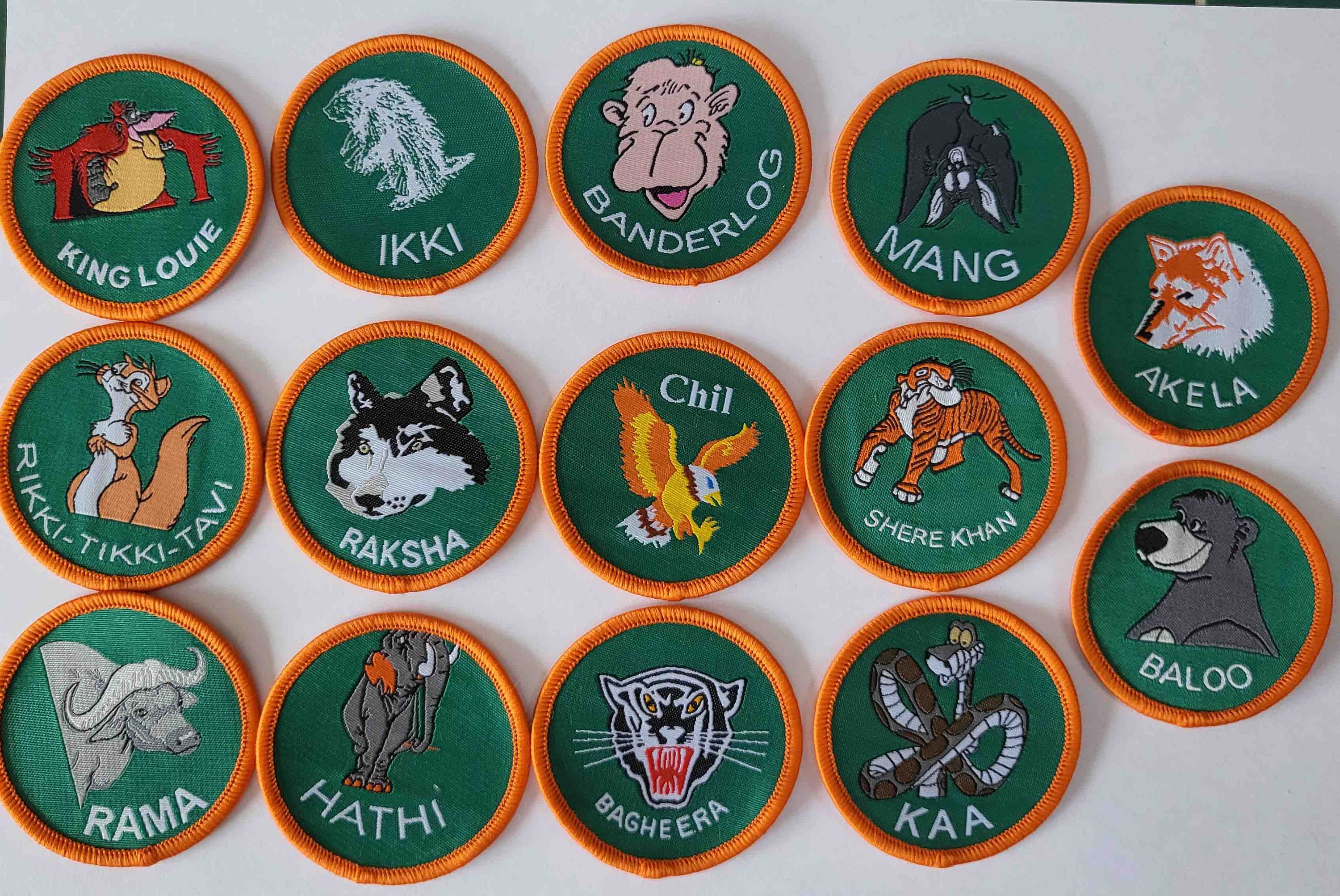 Jungle Book Badges 14 of Them - Etsy UK
