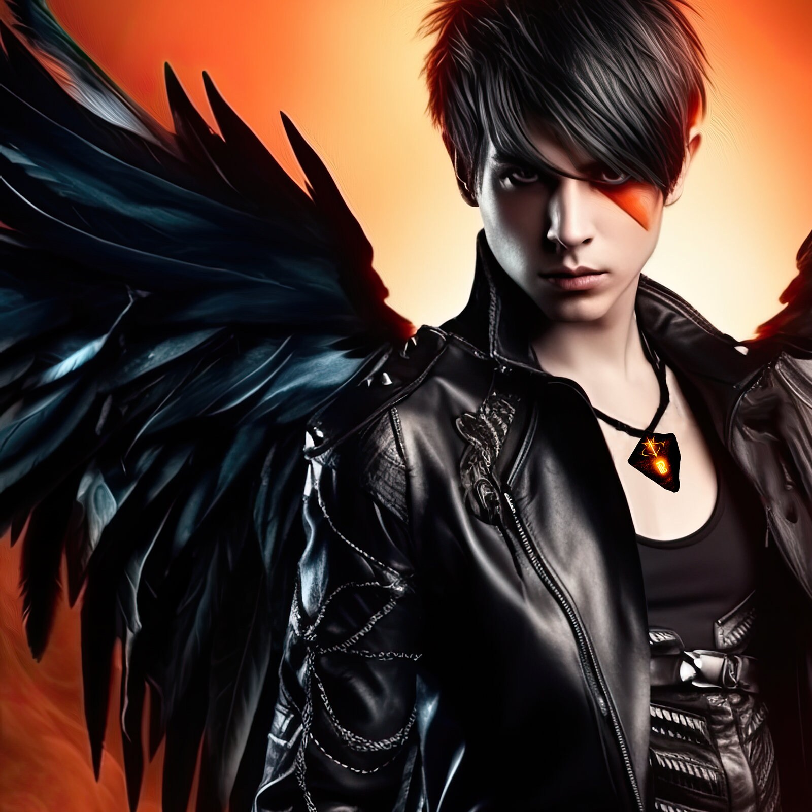 Male Fallen Angel Anime