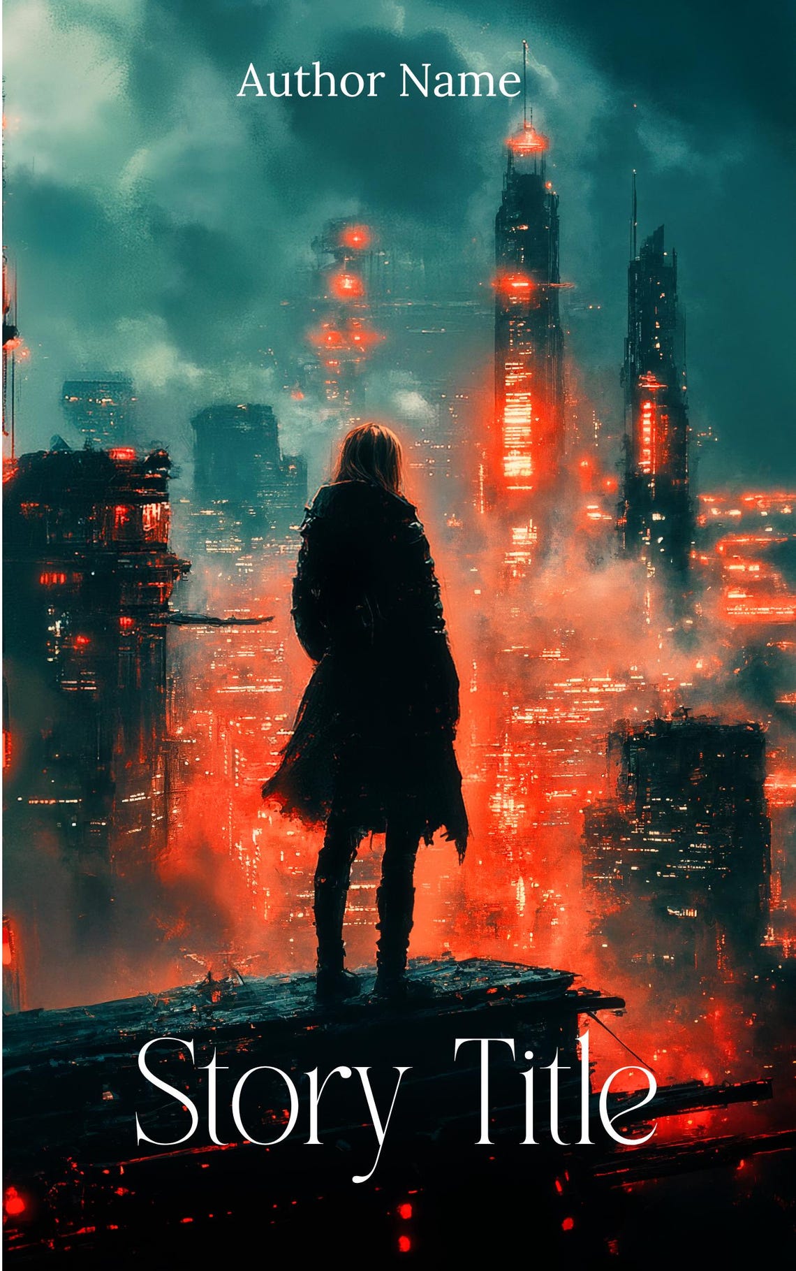 Premade E-book Cover - Gritty Sci-fi Futuristici - Four Distinct Covers ...