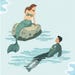 E-book Cover - Mermaid and Prince Minimalistic- Great for Fantasy ...