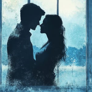 Four Premade E-book Covers With Blue Background and a Couple - Great ...