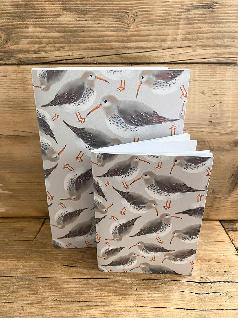 Bird Notebook, Sandpiper Notebook, Notebook, A5 Notebook, 100% Recycled ...