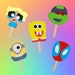 Character Popsicle Clipart Package | PNG | Removed Backgound ...