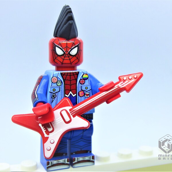 Spider Punk Minifigure - Etsy