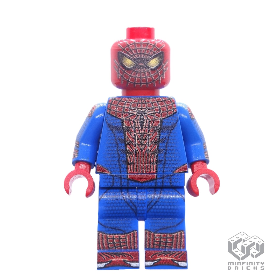 The Amazing SPIDER MAN 1 custom Printed Minifigure Etsy