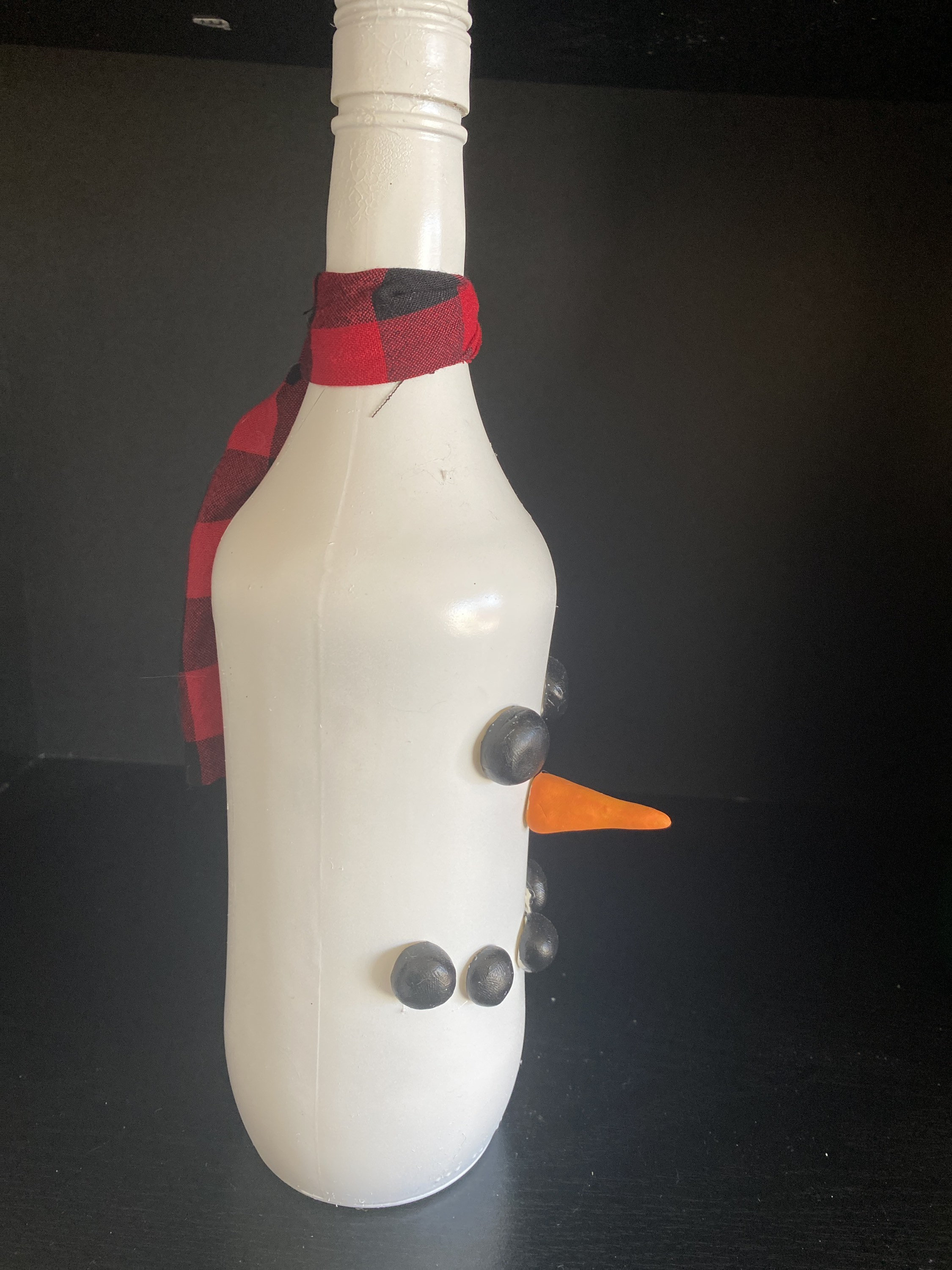 Decorative Snowman Bottle - Etsy