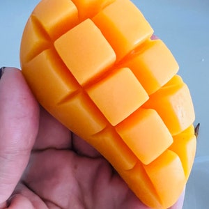 Mango Slice Soap - Fruit Soap, Fake Food Soap, Favors Soap, Guests Soap ...