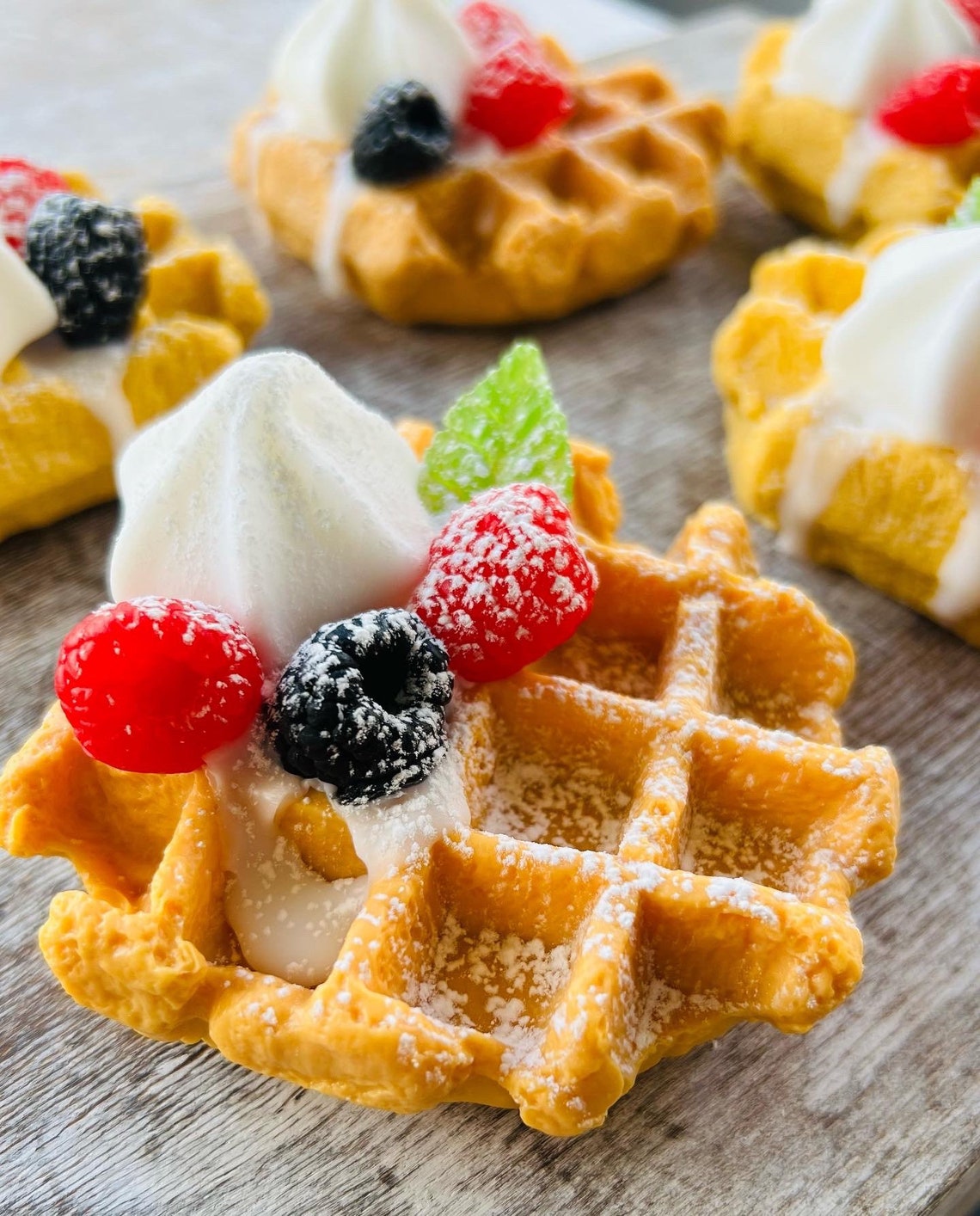 Big Waffle Soap - Dessert Soap, Food Soap, Cake Soap, Kids Soap, Gift ...