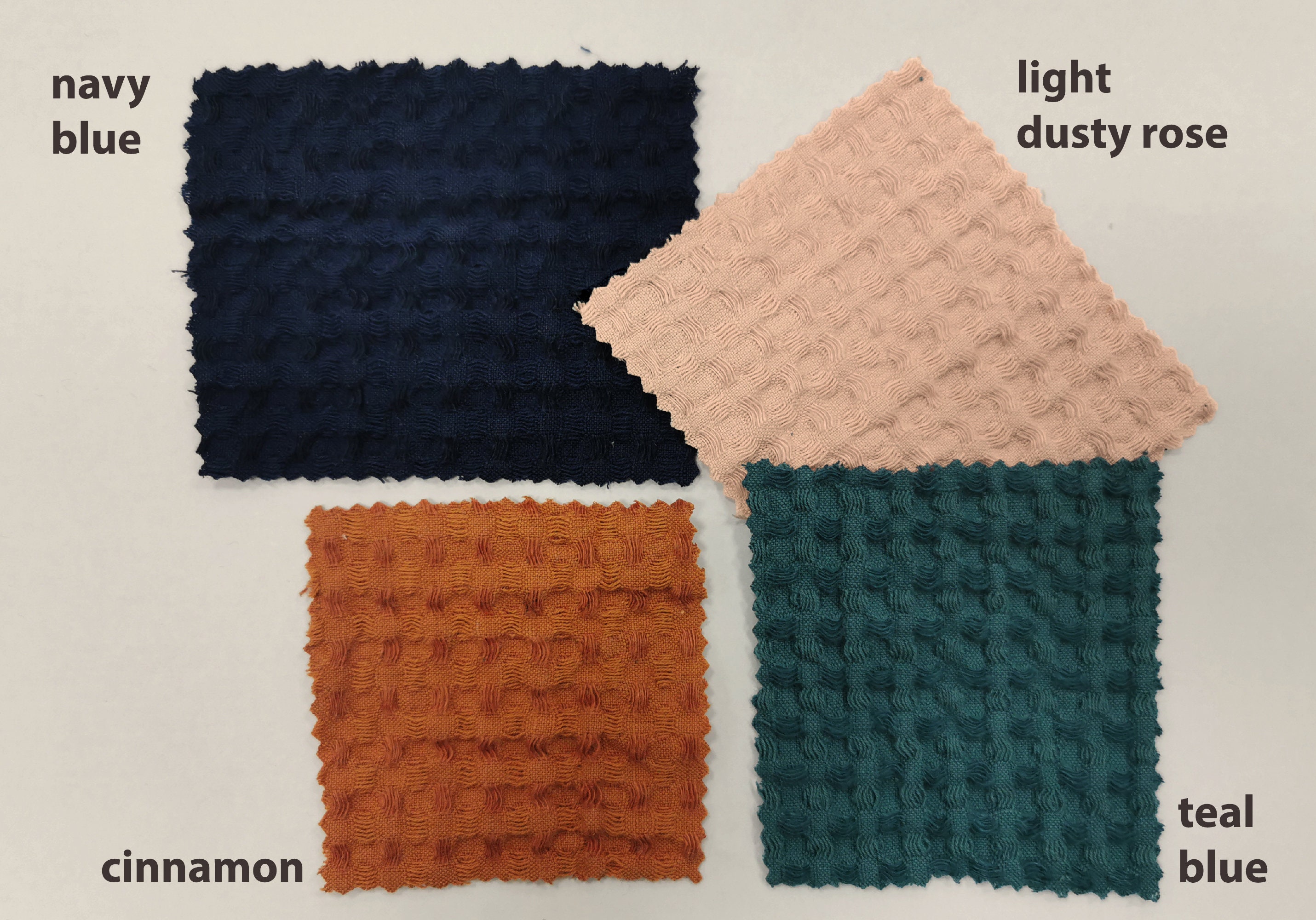 94 Extra WIDE WAFFLE Linen Blend Fabric in Light Dusty - Etsy