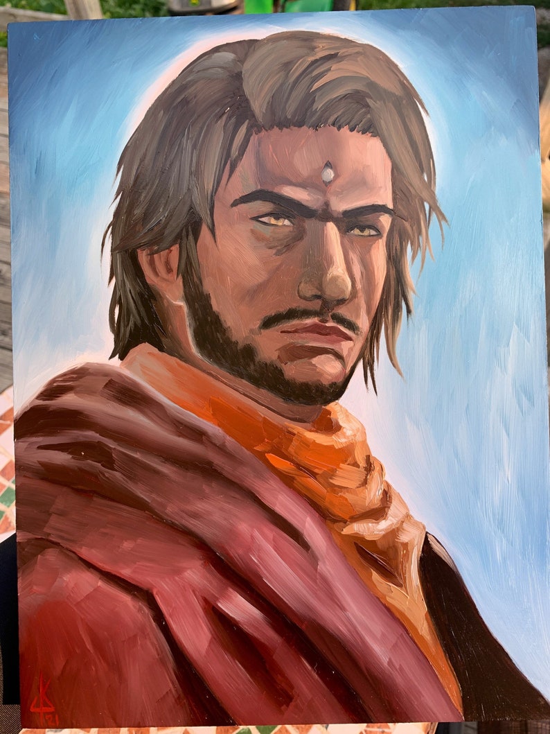 FFXIV FF14 Gaius Van Baelsar Shadowbringers 9x12 Portrait - Etsy Australia