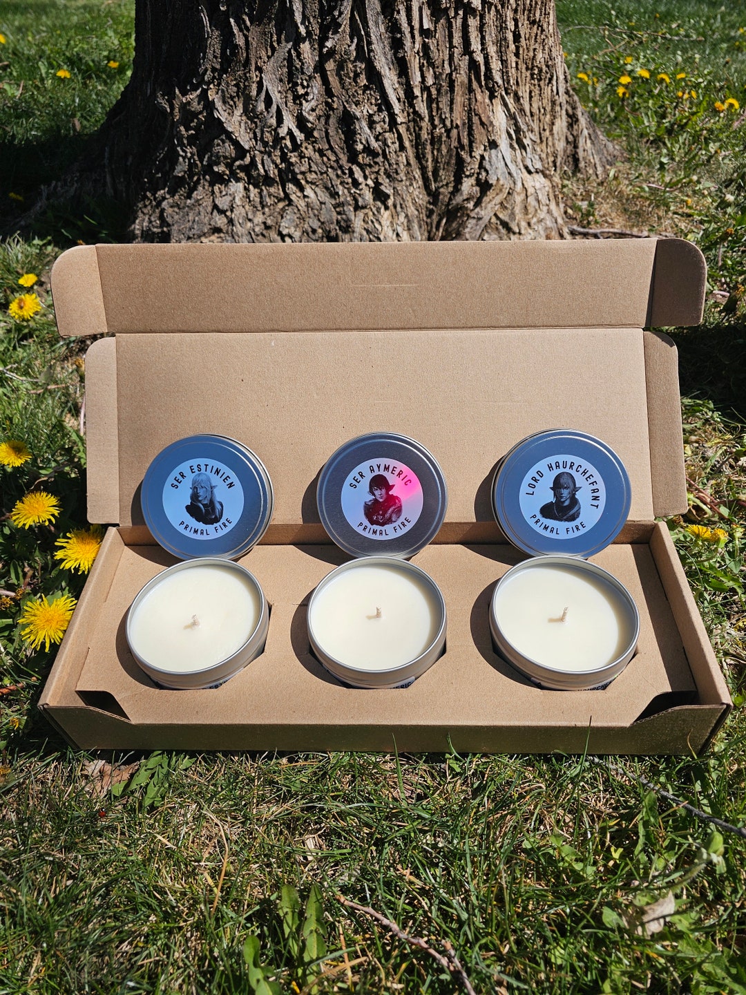 FFXIV Heavensward 8 OZ Gift Set 3 Pack 100% Soy Scented Candles Ser ...