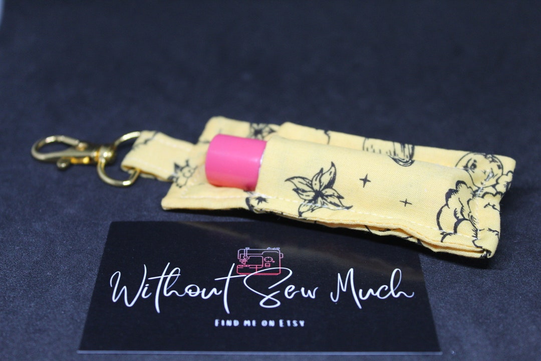 Yellow Sun and Stars Swivel Key Clasp Lip Balm Holder - Etsy