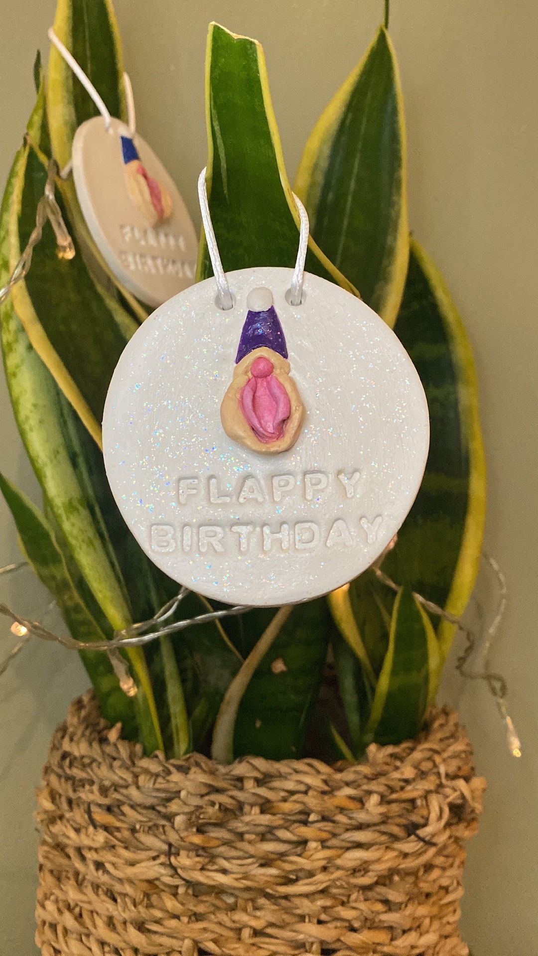 Flappy Birthday Birthday Decoration Hanging Ornament Vulva - Etsy