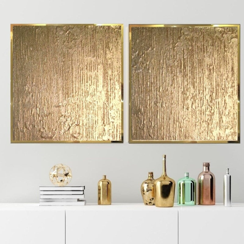 Gold Artwork - Etsy