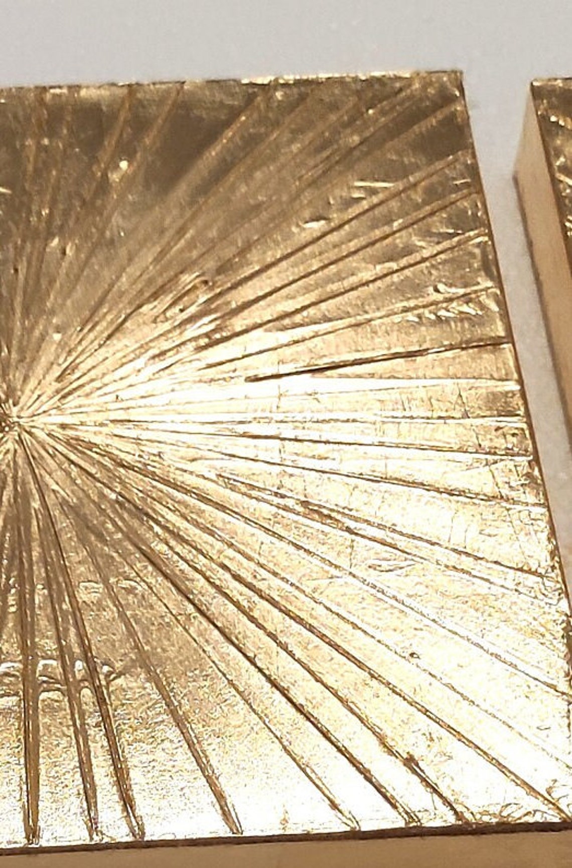 Abstract Art Gold Leaf Painting Gold Abstract Textured Wall Art 3D Gold ...