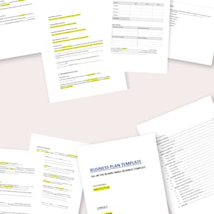 Business Plan Template Word Fill in the Blank Business Plan for Small ...