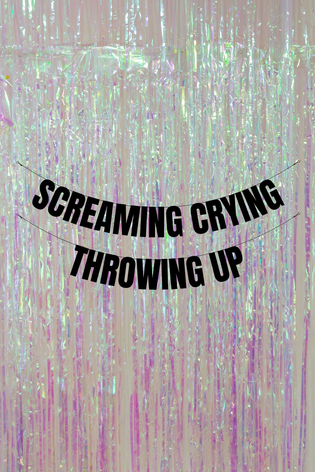 Customisable Congrats Banner: Screaming Crying Throwing Up. Custom ...