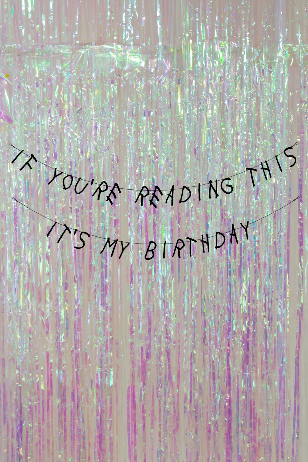 If You're Reading This, It's My Birthday. Woes Theme Birthday Banners. Personalised Birthday ...