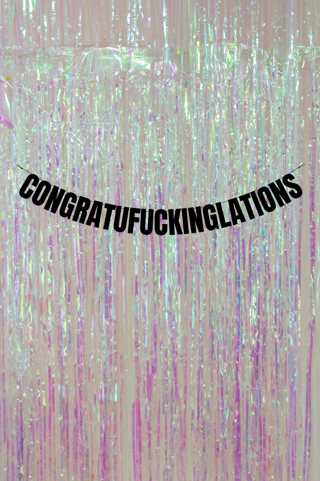 Customisable Congratulations Banner: Congratufuckinglations. Custom ...