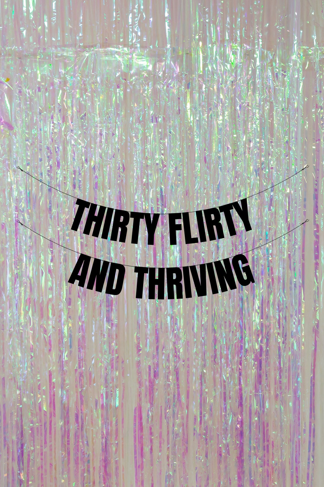 Customisable 30th Birthday Banner: Thirty, Flirty, and Thriving ...