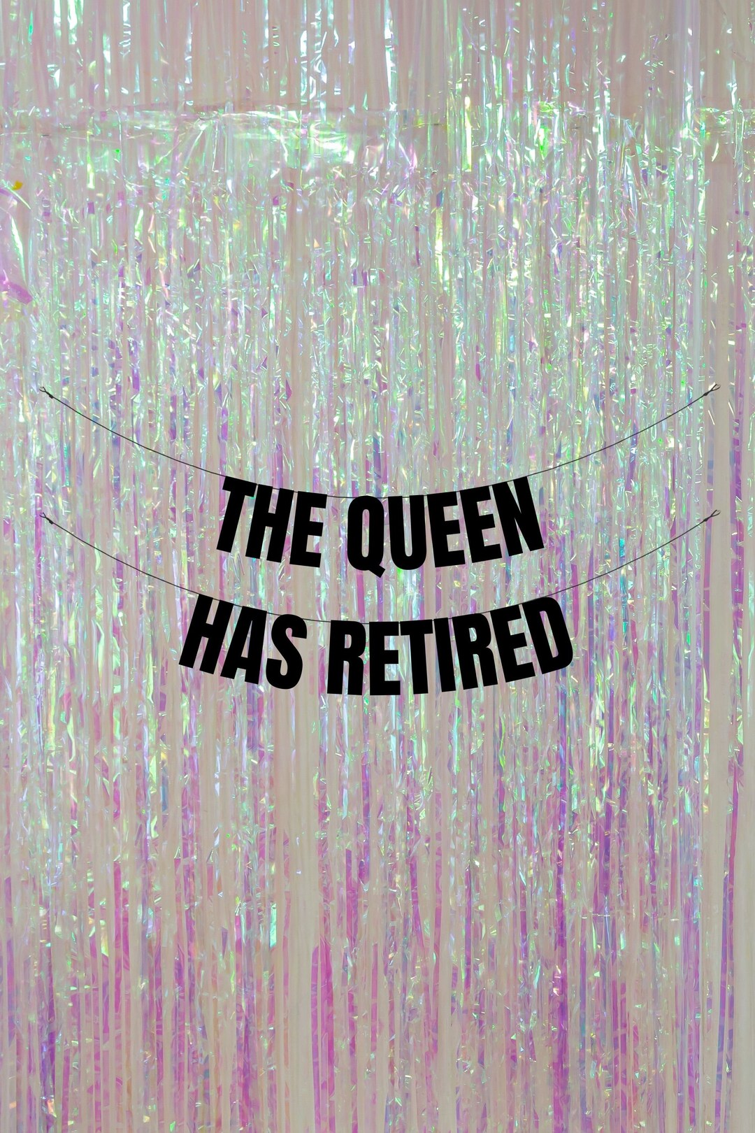 The Queen Has Retired. Funny Retirement Party Banners and Signs. Funny ...