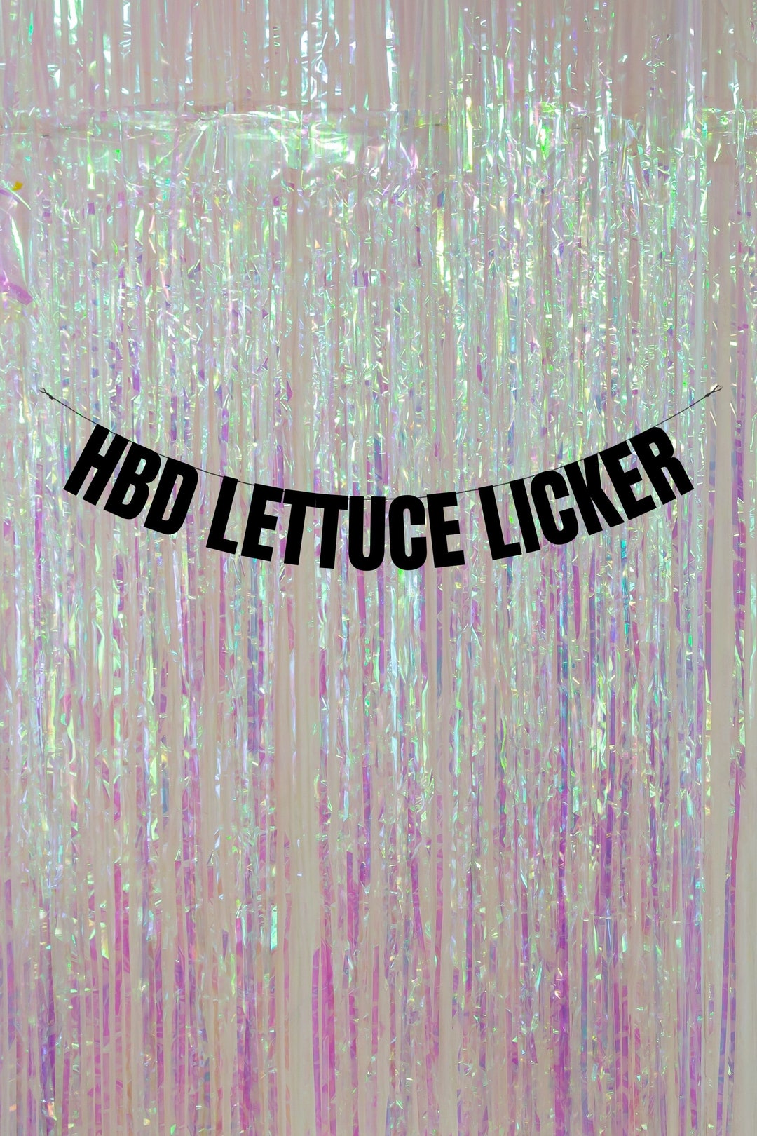 HBD Lettuce Licker. Lesbian Birthday Banners and Signs. Lgbtq ...