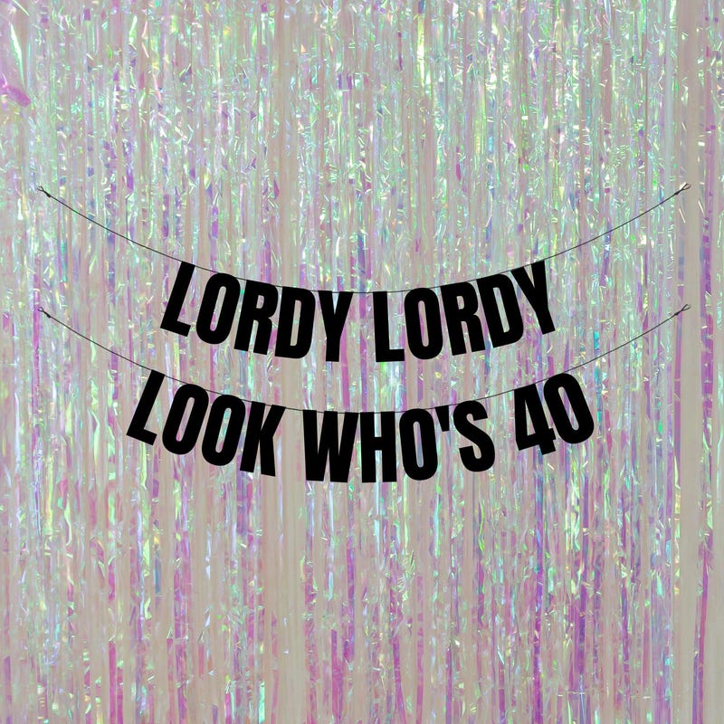 Lordy Lordy Look Whos 40 Birthday Card - Etsy