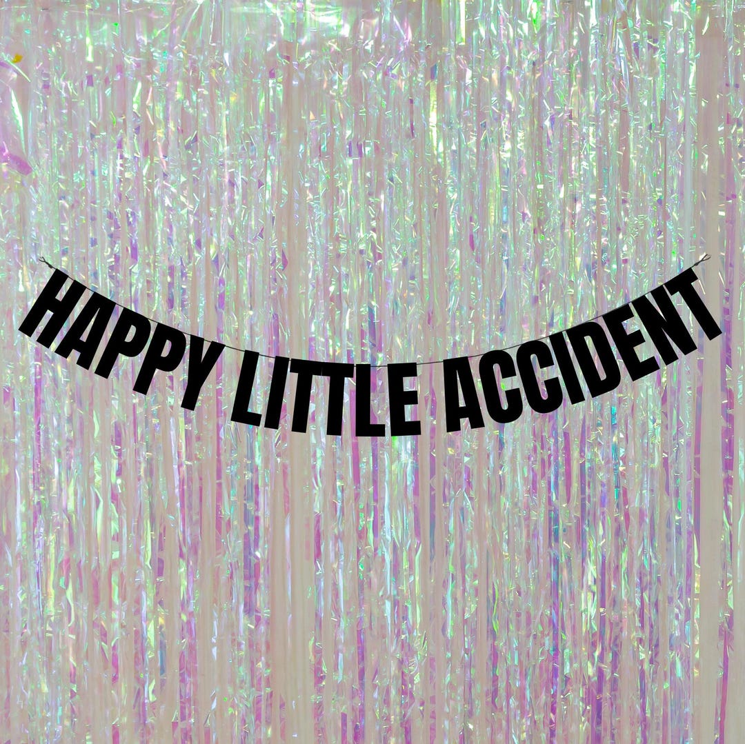Happy Little Accident. Funny Baby Shower Banner. Rude/funny Banners for ...