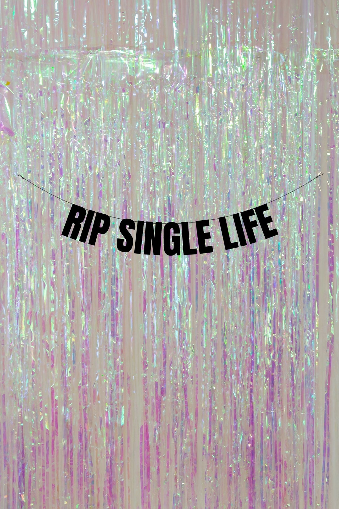 RIP Single Life. Funny Hen Party Banners. Bachelorette Decorations. Hen ...