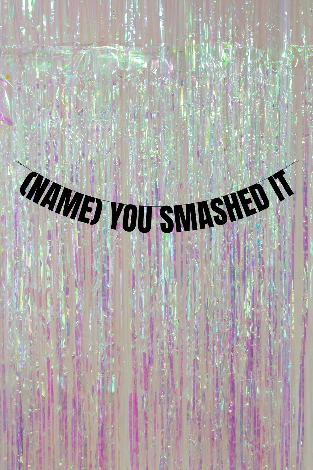 Customisable Congrats Banner: name You Smashed It Banner. Custom ...