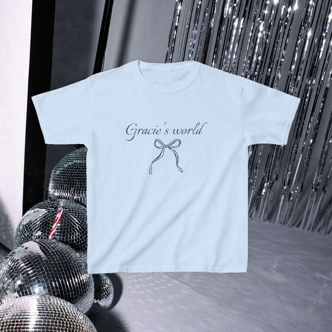 Gracie's World Baby Tee Slogan 90's Baby Tee Concert Baby Tee Aesthetic ...