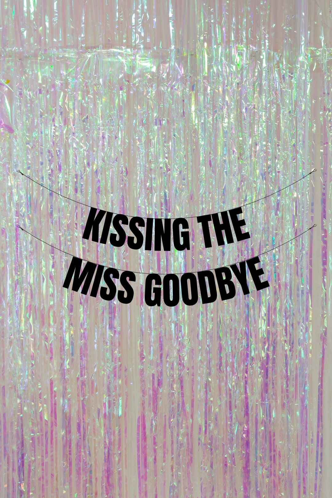 Kissing the Miss Good Bye. Hen Party Decorations. Hen Party Signs and ...