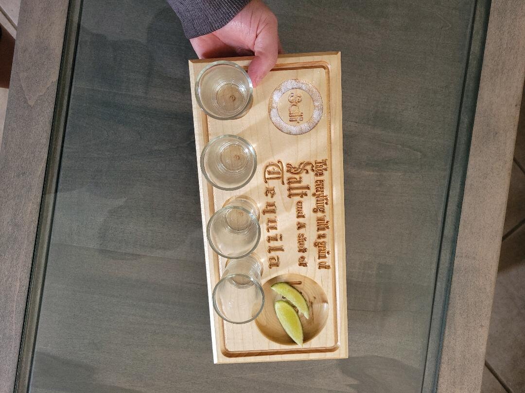 Tequila Flight Board - Etsy