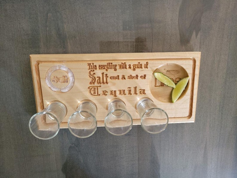 Tequila Flight Board - Etsy