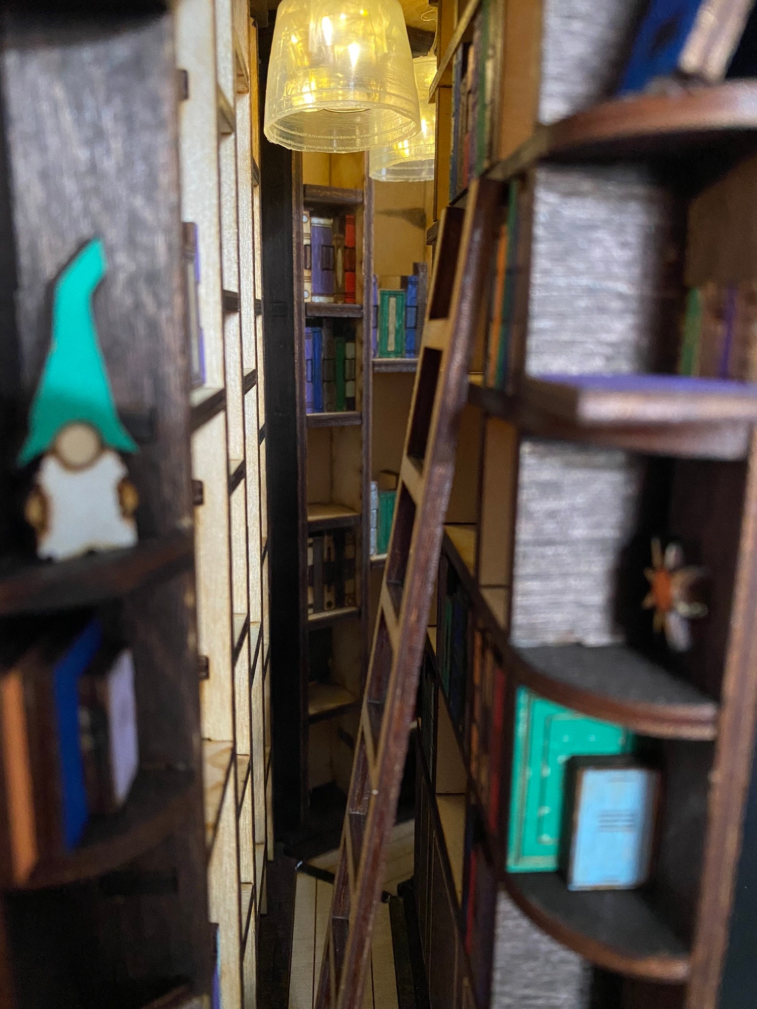 Book Nook - Library for Your Book Shelf - Etsy
