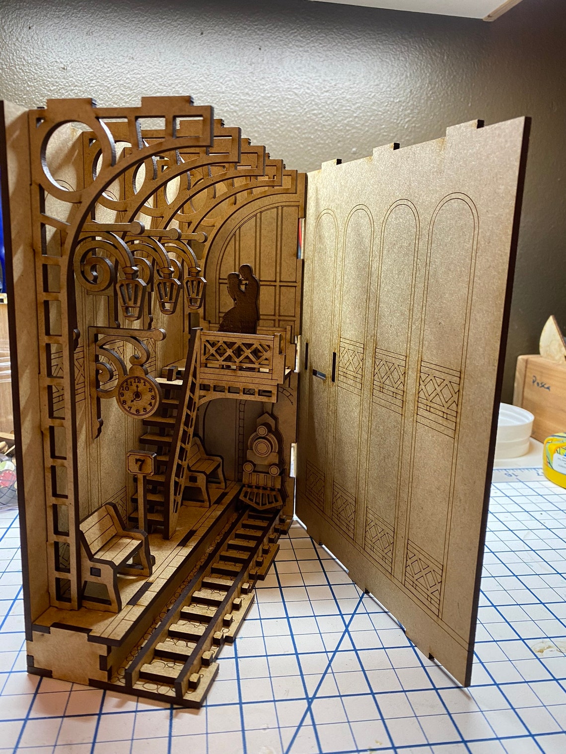 Book Nook Kit - Train Station Design - Etsy