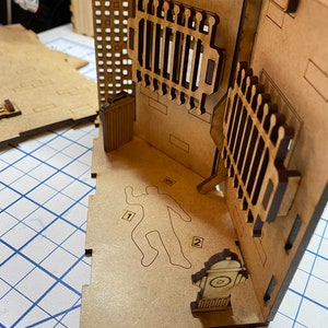 Book Nook Kit - Back Alley Crime Scene - Etsy