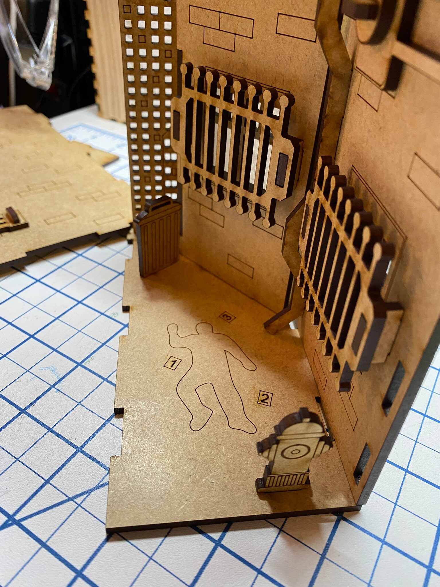 Book Nook Kit Back Alley Crime Scene - Etsy