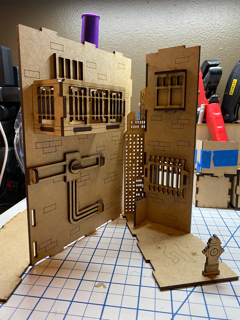 Book Nook Kit Back Alley Crime Scene - Etsy