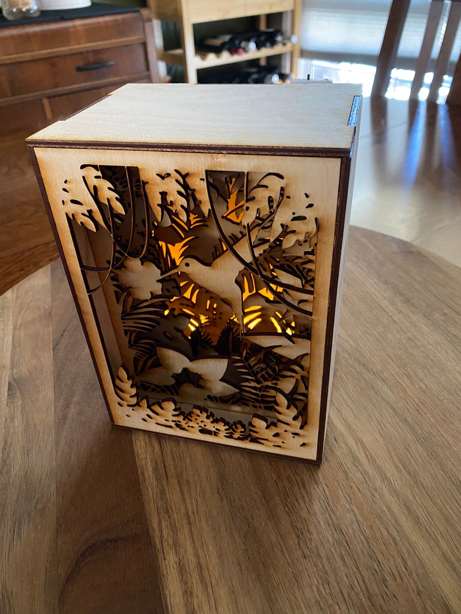 Hummingbird Book Nook Kit, Shelf Insert - Etsy