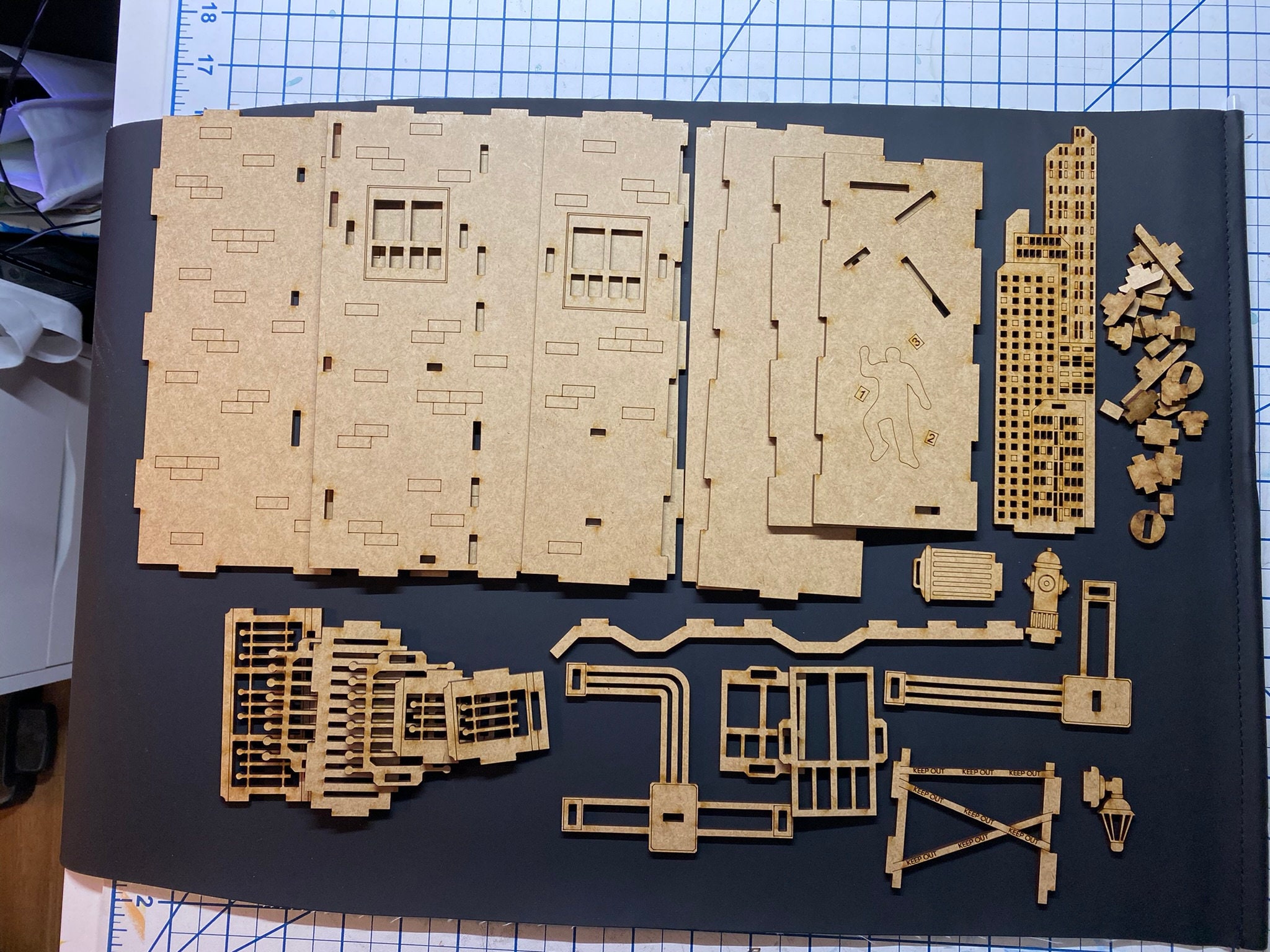 Book Nook Kit Back Alley Crime Scene - Etsy