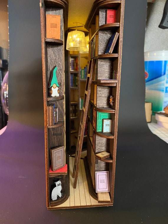 Book Nook Library for Your Book Shelf - Etsy