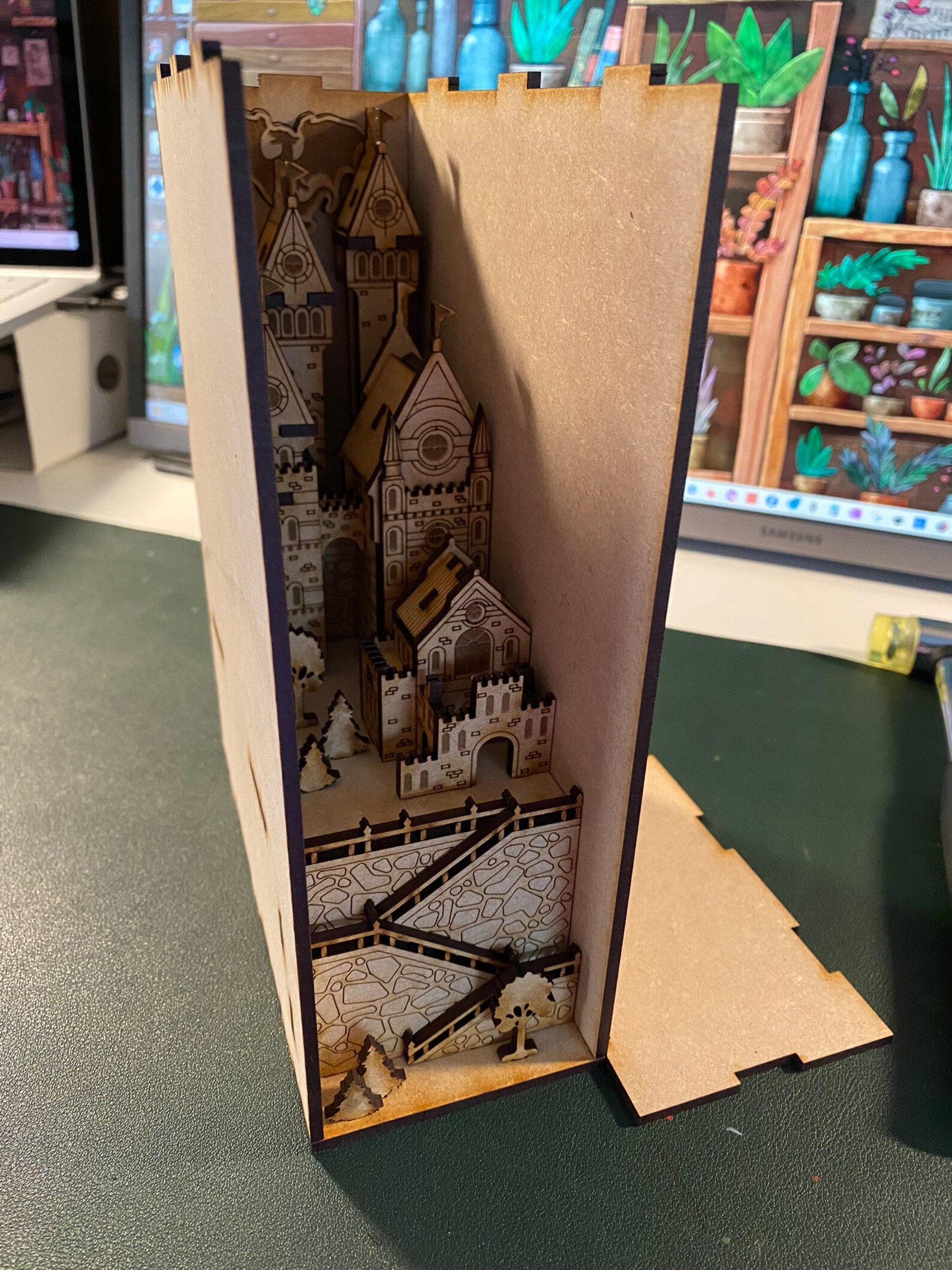 Book Nook Kit Medieval Castle - Etsy