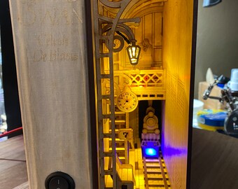 Book Nook Kit Train - Etsy