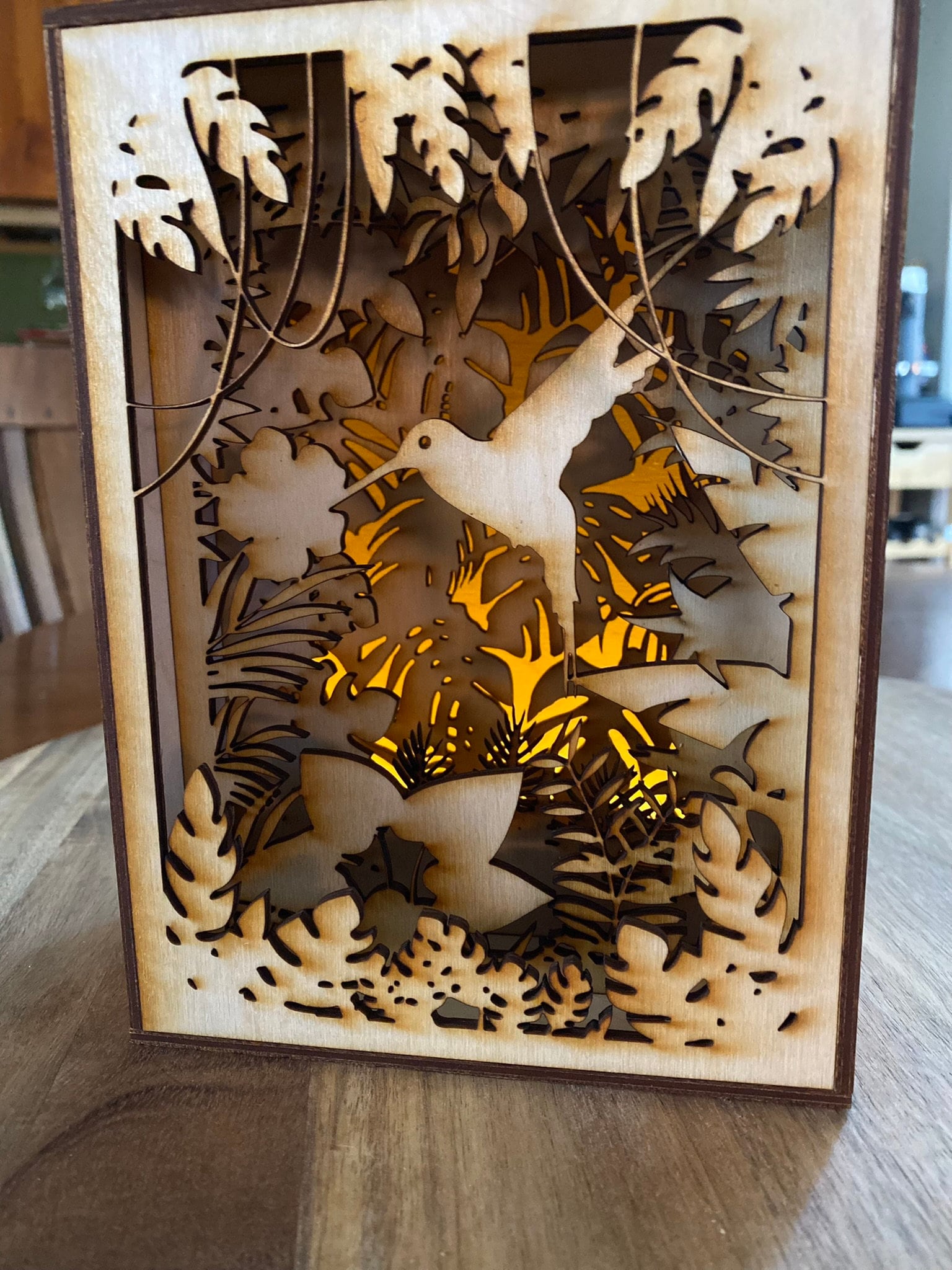 Hummingbird Book Nook Kit, Shelf Insert - Etsy